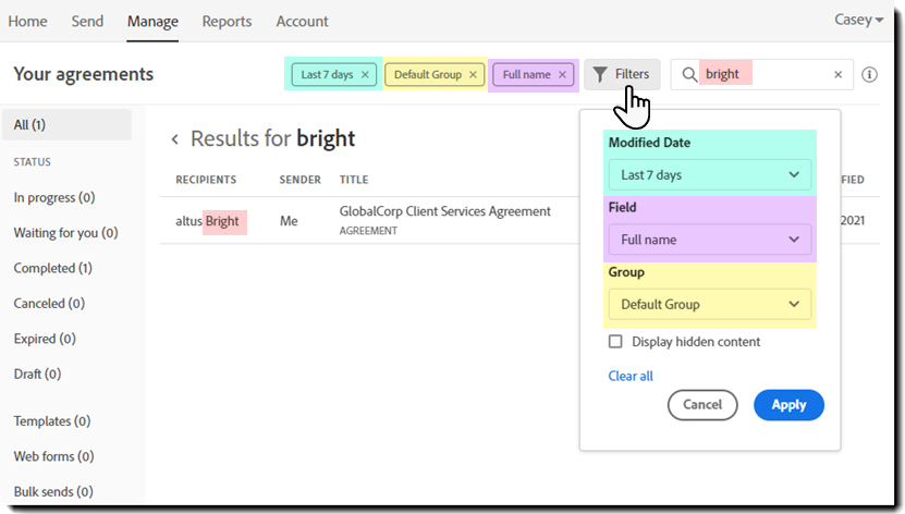 Adobe Acrobat Sign Get Started guide